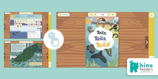 Level 5c Decodable Readers: Tails, Tails, Tails! - Twinkl