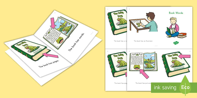 Book Words Early Emergent Reader (teacher made) - Twinkl