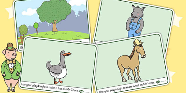 FREE! - Playdough Mats to Support Teaching on What's The Time, Mr Wolf?