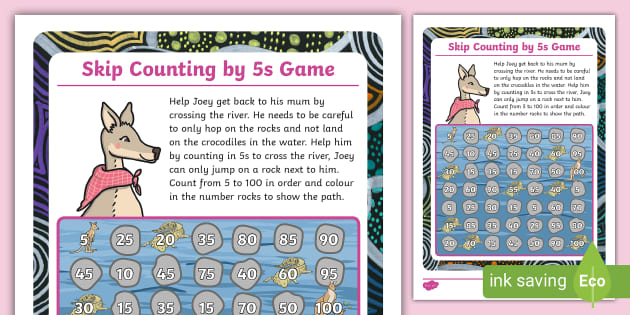 Skip Counting by 5s Game
