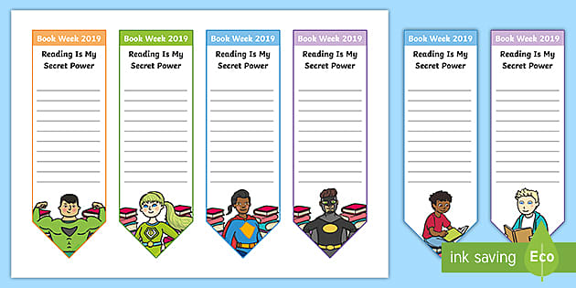 CBCA Book Week 2019 Editable Bookmarks (teacher made)