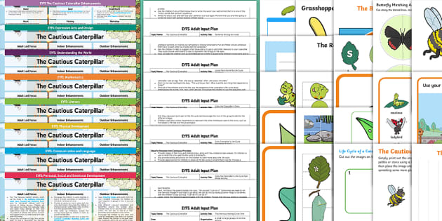 The Cautious Caterpillar Lesson Plan Enhancement Ideas and Resources Pack