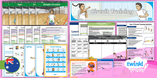 Move PE Year 5 Circuit Training Unit Pack (teacher made)