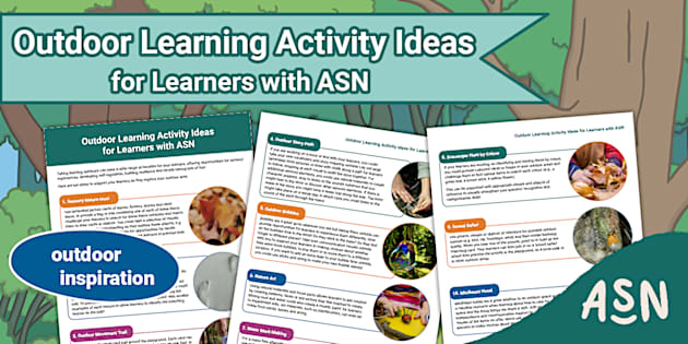 Outdoor Learning Activity Ideas for Learners with ASN