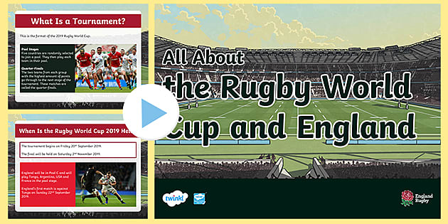 FREE! - All About Rugby World Cup and England UKS2PowerPoint
