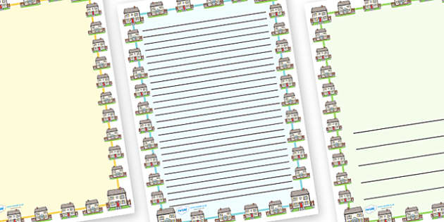House Home Page Borders (teacher made) - Twinkl