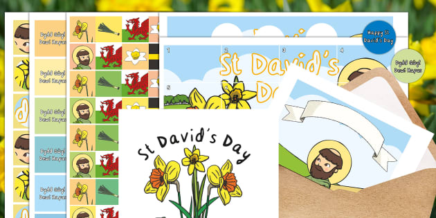 St David's Day - Sticker Activity Bumper Pack (teacher made)