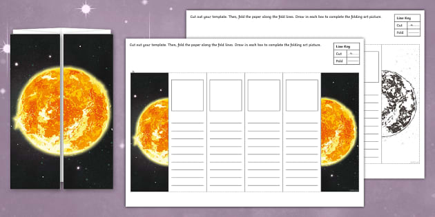 * NEW * Stars Folding Life Cycle Template (Teacher-Made)