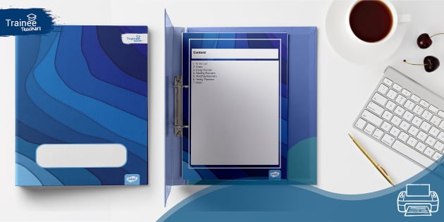 Matching Trainee Teacher Planner | Personalised Binder Pack