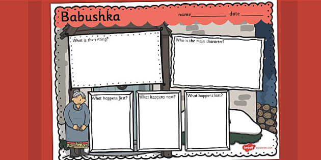 Babushka Book Review Writing Frame (teacher made) - Twinkl