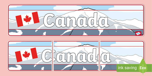 Canada Display Banner (l'enseignant a fait) - Twinkl