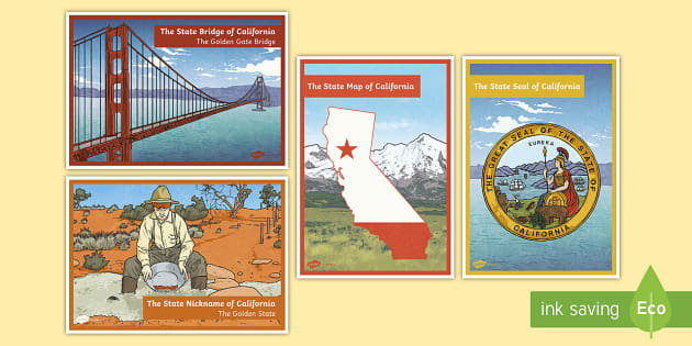 California State Symbols Posters (teacher made) - Twinkl