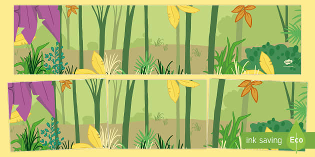 Small World Background to Support Teaching on Elmer - Twinkl