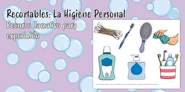 Recortables: La Higiene Personal