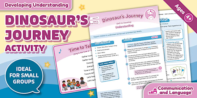 EYFS Remembering Stories Communication and Language Ages 4+