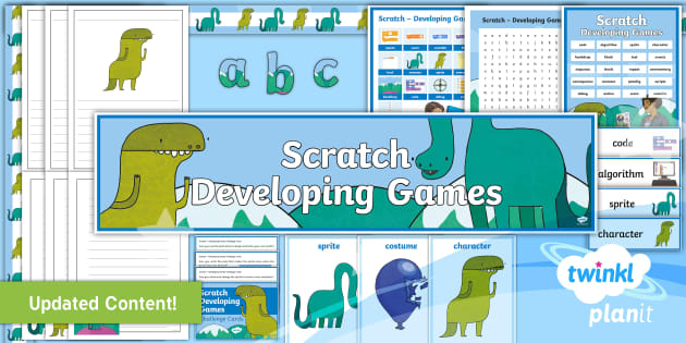 Computing: Scratch Developing Games Year 5 Unit Additional Resource Pack