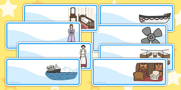 FREE! - The Titanic Drawer Peg Name Labels - Twinkl