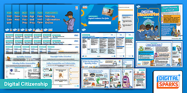Digital Sparks: Digital Citizenship 5: Unit Pack - Twinkl