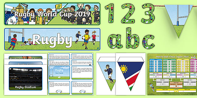 Rugby World Cup Display Pack (teacher made) - Twinkl