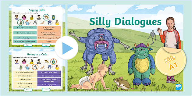 Silly Dialogues for Beginner ESL Students - Twinkl