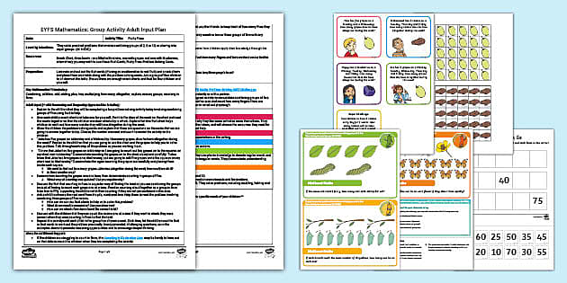 EYFS Maths: Combining Groups of Fruity Fives Group Activity Adult Input ...