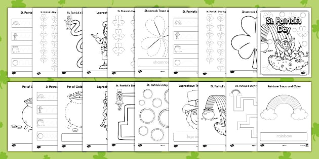 St. Patrick's Day Toddler Busy Book - Twinkl