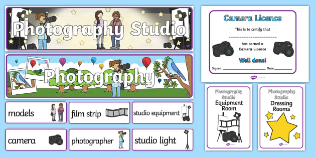 Photography Studio Role-Play Pack
