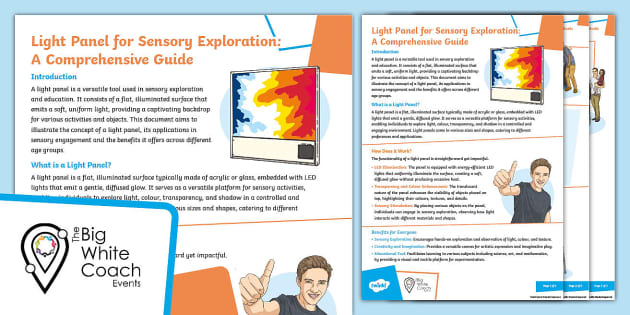 Big White Coach: Light Panel KS2 (teacher made) - Twinkl