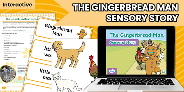 The Gingerbread Man Sensory Story Resource Pack
