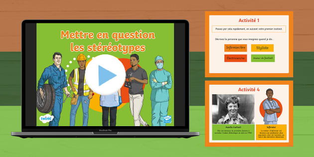 Challenging Stereotypes PowerPoint French - Twinkl
