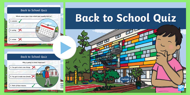 Back to School Quiz for Parents | PowerPoint | Twinkl