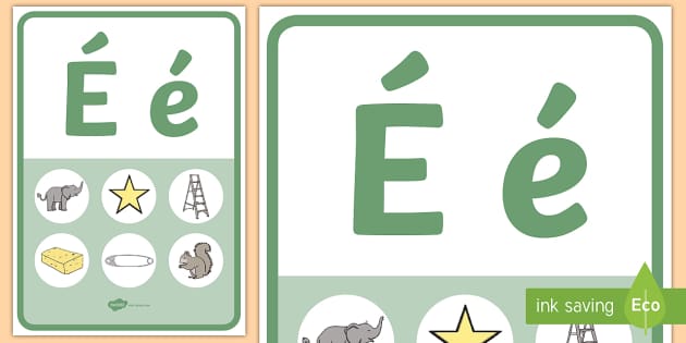 Poster : Graphie du son [É] (teacher made) - Twinkl