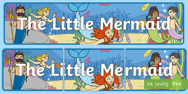 The Little Mermaid Display Banner (teacher made)The Little Mermaid Display
