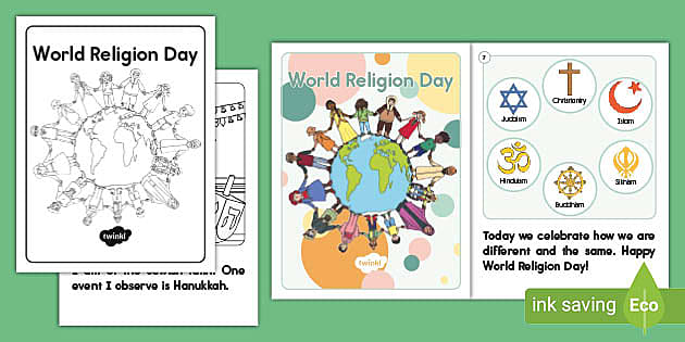 World Religion Day Emergent Reader | Printable | Twinkl