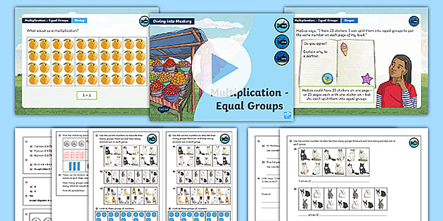 👉 Supports White Rose Maths Multiplication - Equal Groups