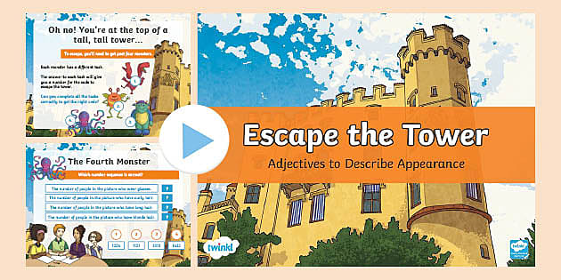 👉 ESL Escape the Room - Adjectives of Appearance