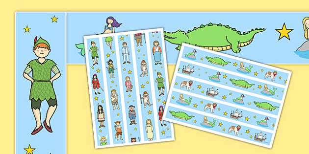 Peter Pan Display Borders (teacher made) - Twinkl