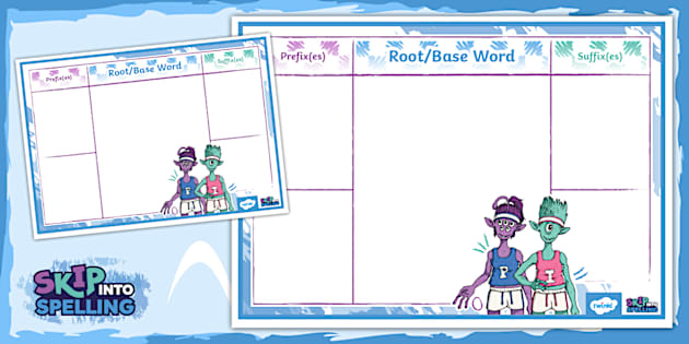 Skip into Spelling Word Matrix Activity Mat (teacher made)