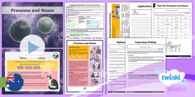 Year 4 Language Conventions Pronouns and Nouns Lesson