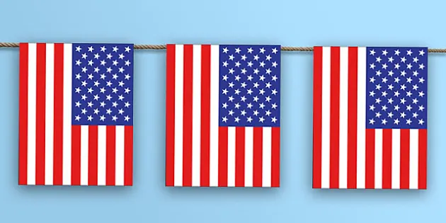 American Flag Bunting