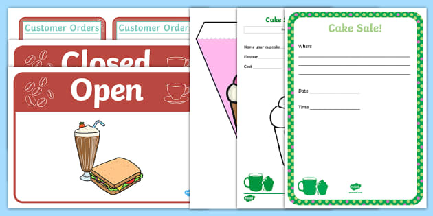 Cake Sale Resource Pack (Teacher-Made) - Twinkl