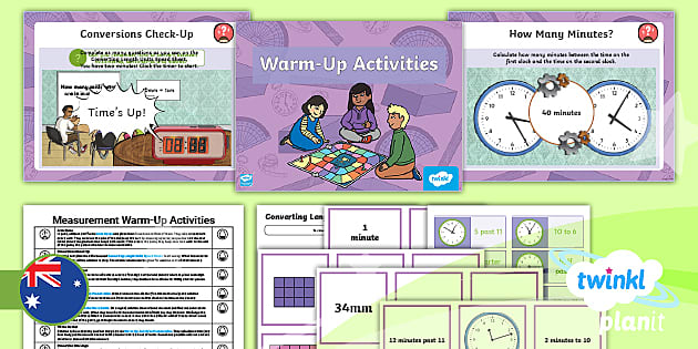 Year 4 Using Units of Measurement: Warm-Up Activities