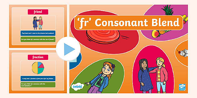 'fr' Consonant Blend PowerPoint (teacher made) - Twinkl