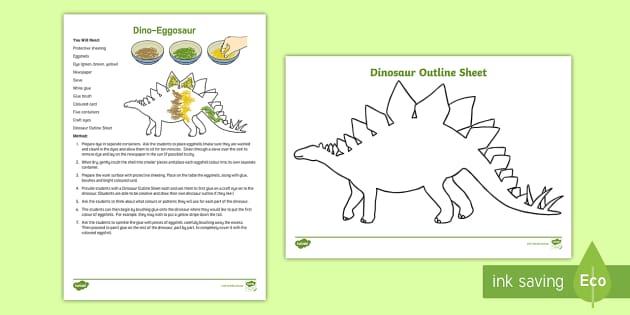 Dino-eggosaurus Activity (teacher made) - Twinkl