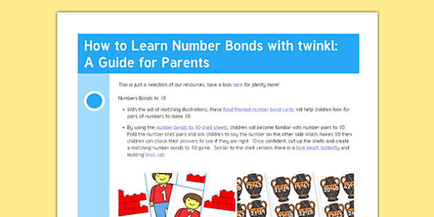 How to Learn Number Bonds with Twinkl: a Guide for Parents
