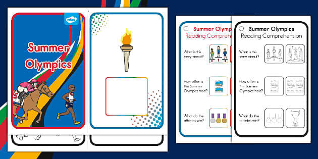 Summer Olympics Early Adapted Reader (Teacher-Made) - Twinkl