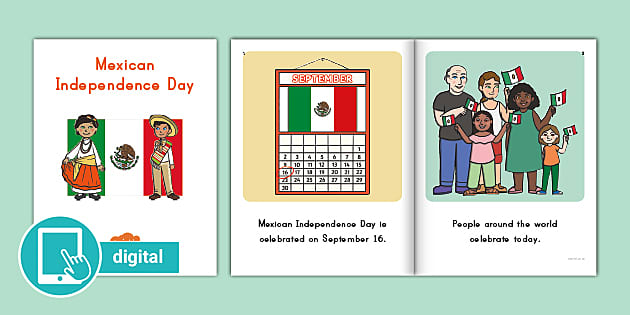 Interactive Mexican Independence Day eBook Emergent Readers