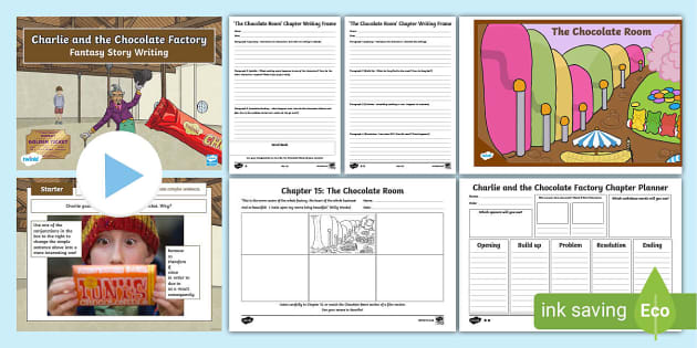 Story Writing Lesson Plan Charlie The Chocolate Factory