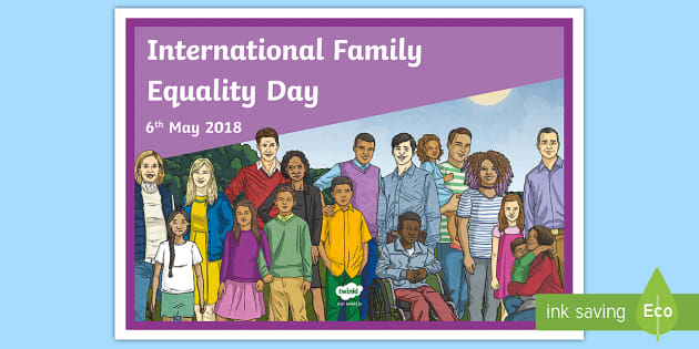 International Family Equality Day 2018 Display Poster