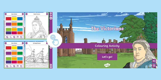 The Victorians Interactive Colouring Activity (teacher made)